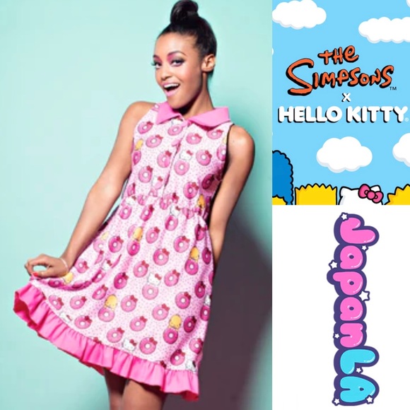 Hello Kitty | Dresses | The Simpsons X Hello Kitty Sprinkle Donuts ...